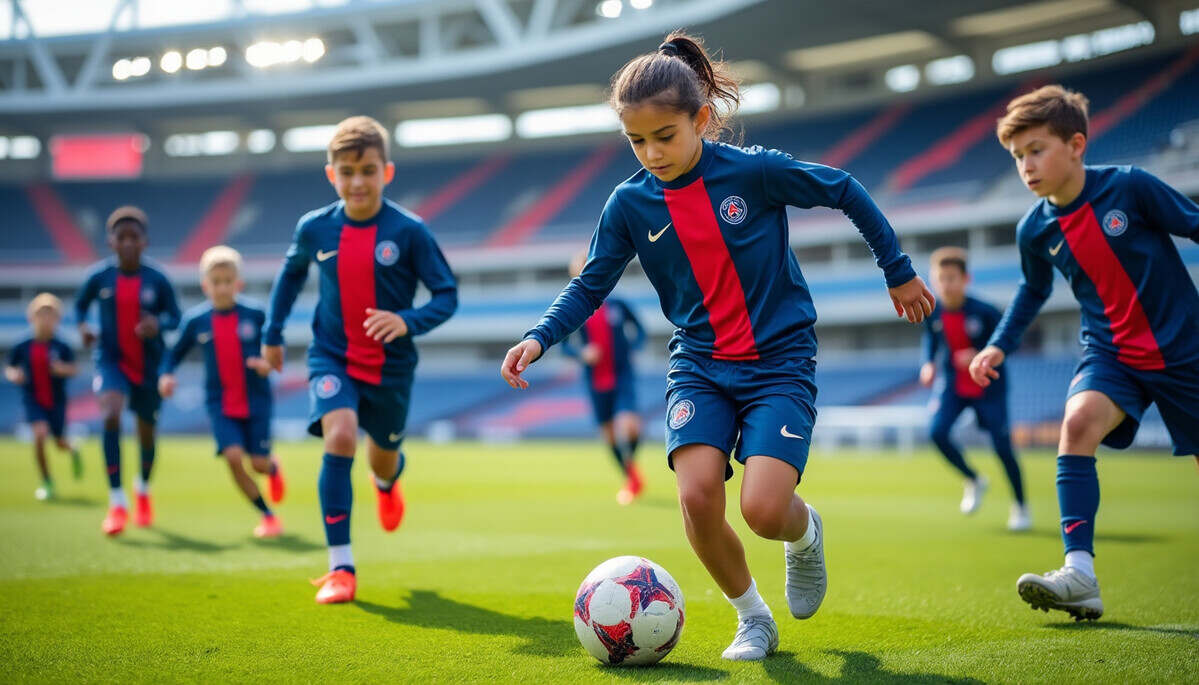 Le psg présente les 34 clubs franciliens de son club tour snipes