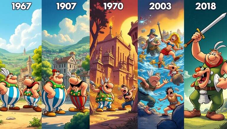 Asterix au cinéma : voyage à travers l'évolution des films