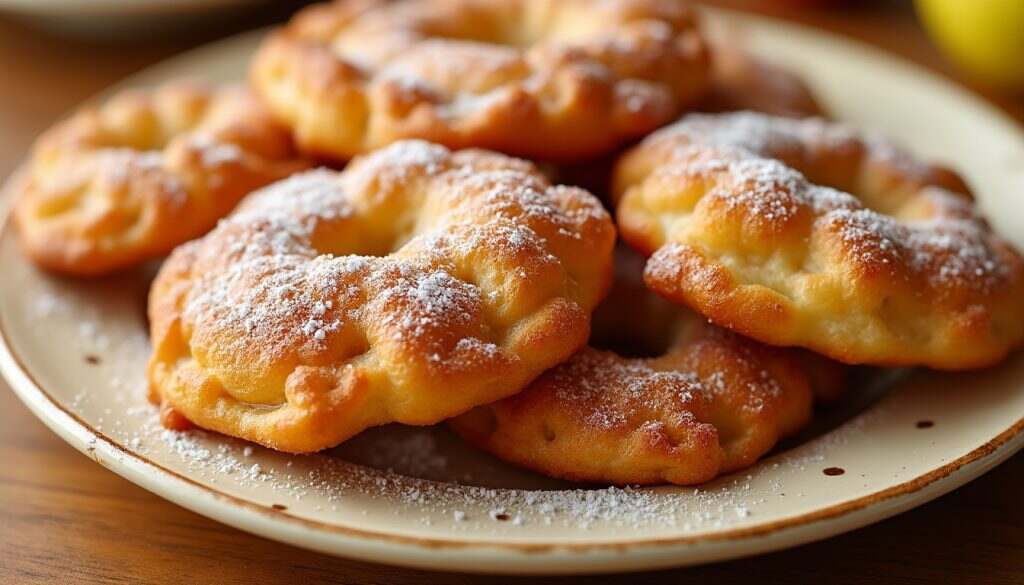 Des beignets aux pommes rapides et savoureux